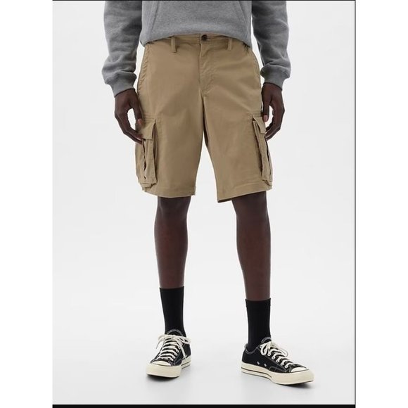 GAP | Shorts | Gap Mens Cargo Shorts Mid Rise Lived In Short Short Rode ...